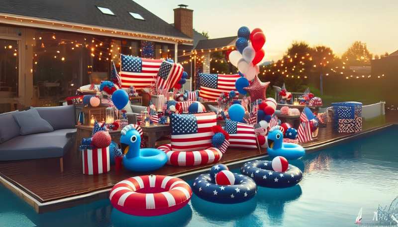 45+ Fun 4th of July Pool Party Ideas – Floatie Kings