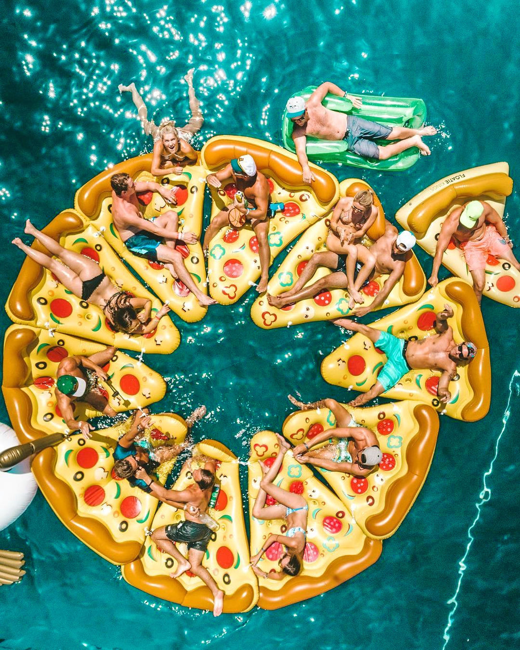 Pizza Party | Top-Quality Inflatable Pool Float – Floatie Kings